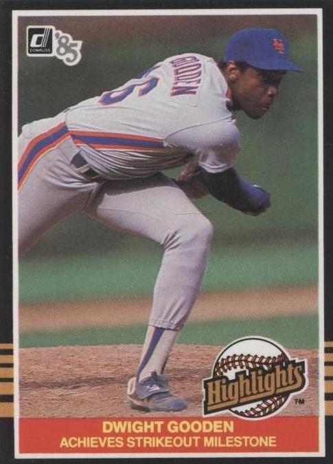 1985 Donruss Highlights - Dwight Gooden #33 (RC) for sale online | eBay