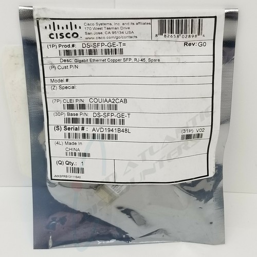 Cisco 1000BASE-T SFP DS-SFP-GE-T Transceiver Module | eBay
