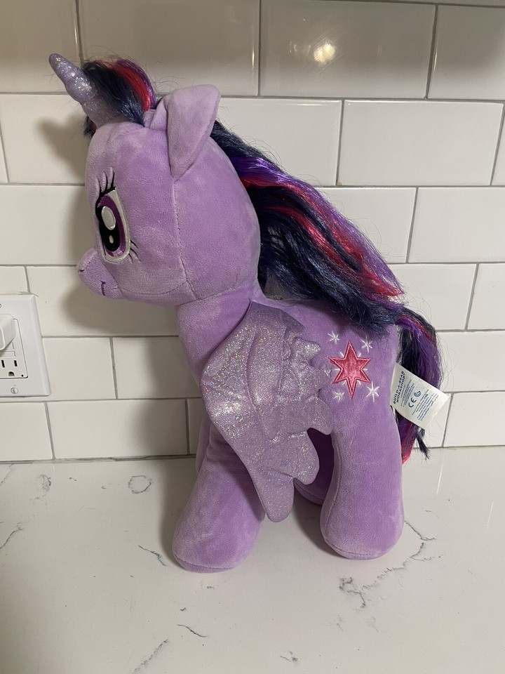 Build A Bear My Little Pony Twilight Sparkle Sparkly Furry Friend Plush ...