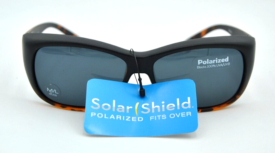 Solar Shield Fits Over SS FO-018 BLK/TOR SMK BAR POLARIZED Sunglasses 100% UV | eBay