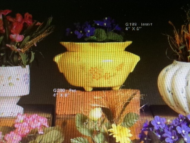 Ceramic Slip Cast Mold African Violet Pot ONLY Self Watering Plant ...