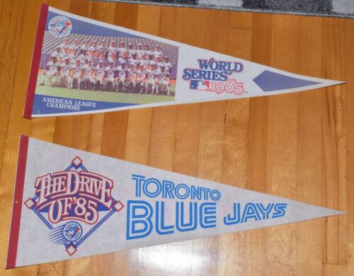 1985 Toronto Blue Jays MLB Baseball Pennants The Drive of '85 - Lot of ...