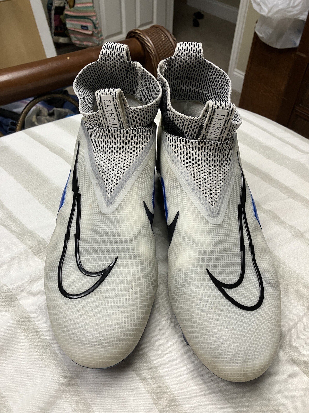 Nike Alpha Menace Elite 3 Flyknit Ghost Lace Football… - Gem