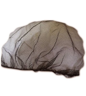 Food Service Hair Nets, Nylon Mesh, Black, 21 Inches, 1000 Pack MAGID ...