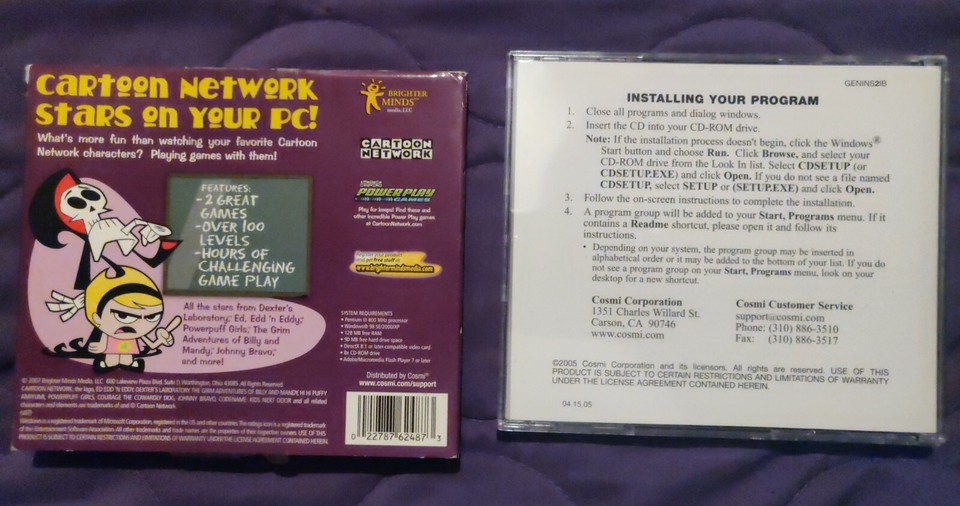 Cartoon Network: Cartoon Cove & To the Eds-Streme (PC, 2007 ...