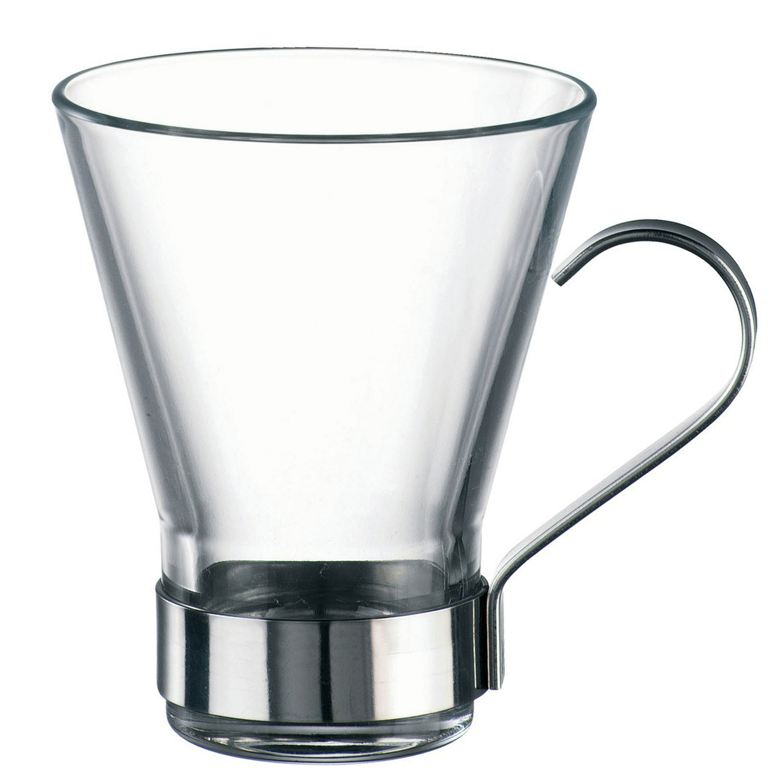 Ypsilon Glass Cappuccino Cup 7.75oz / 220ml - Set of 6 8004360040449 ...
