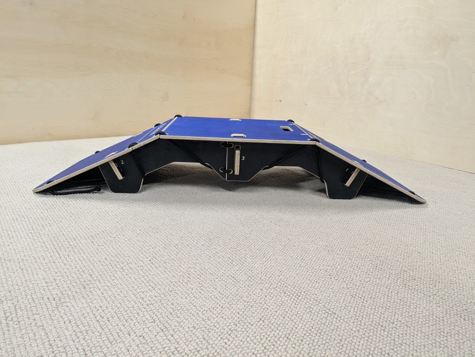MTB Ramp BLUE - BMX Scooter Bike Ramp Bike Ramp TableTop Small Portable ...