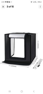 Raleno LED Photo Studio Shooting Tent Kit Model PKL-D660 Approximate 24 ...