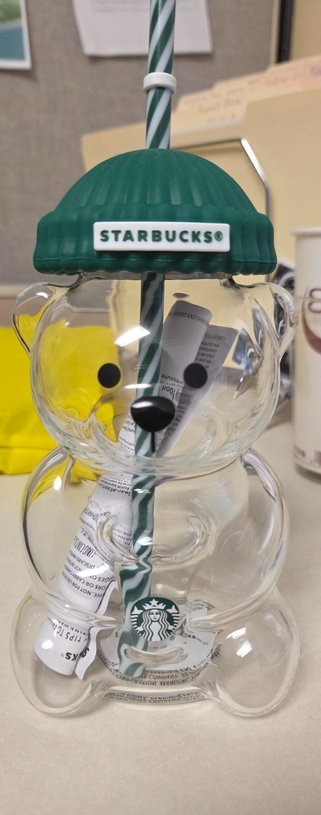 Starbucks Bearista Glass Bear Cup Limited Edition Holiday Launch | eBay