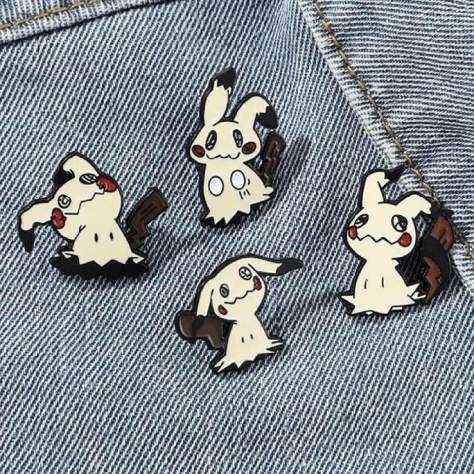 Mimikyu Pokemon Pin Badge Set of 4 Collectible, Used | eBay