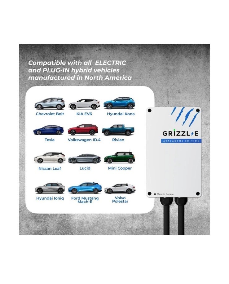 Grizzl-E Classic Level 2 Electric Vehicle (EV) Charger up to 40 Amp, UL ...