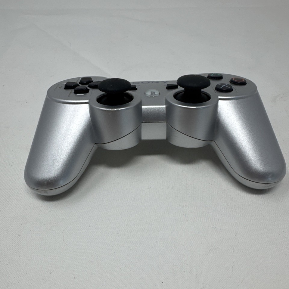 Authentic Genuine Sony Playstation 3 PS3 Silver Controller DualShock 3 ...