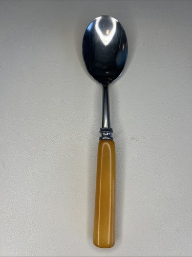 Vintage Butterscotch Bakelite Spoon Flatware Retro USA MCM | eBay