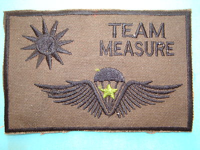 VIETNAM WAR SUBDUED PATCH, US MACV-SOG RECON TEAM MEASURE | eBay