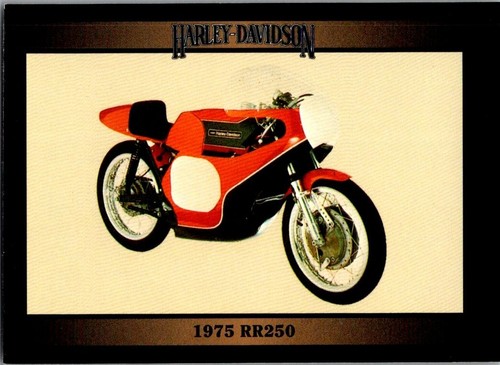 1992-93 Collect-A-Card Harley Davidson 1975 RR250 48 001425 | eBay