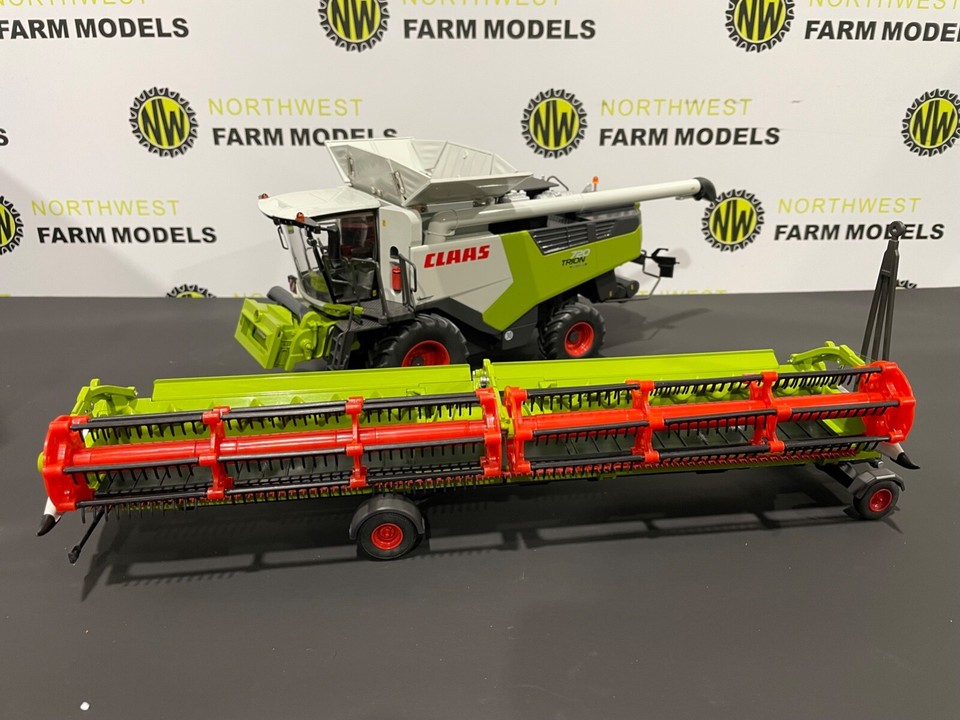 WIKING 1:32 SCALE CLAAS TRION 720 COMBINE HARVESTER WITH HEADER AND ...