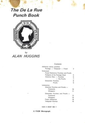 Huggins, Alan, the De La Rue Punch Book | eBay