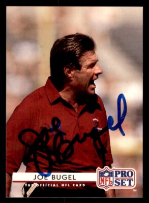 1992 Pro Set Football #297 Joe Bugel Signed Autograph (no COA) | eBay