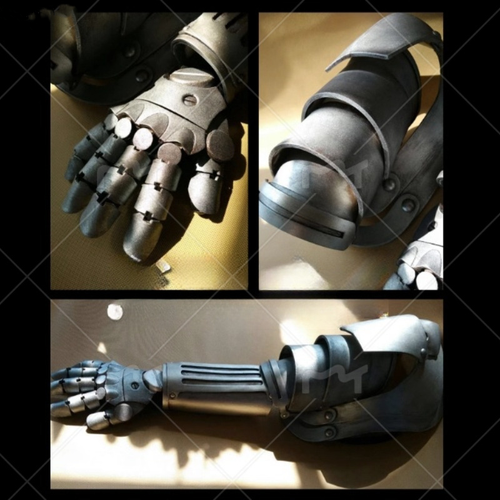Anime Fullmetal Alchemist Edward Mechanical arm Weapon Prop Model ...
