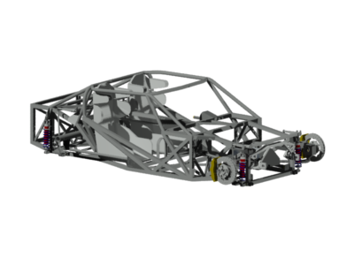 Mustang SuperCar Race Car Chassis Plans Blueprints Design not a Kit Car ...