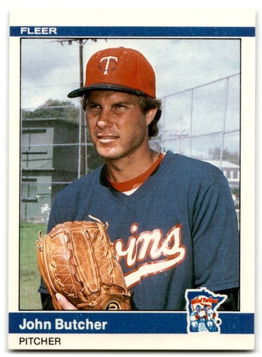 1984 Fleer Update John Butcher Minnesota Twins #U-20 | eBay