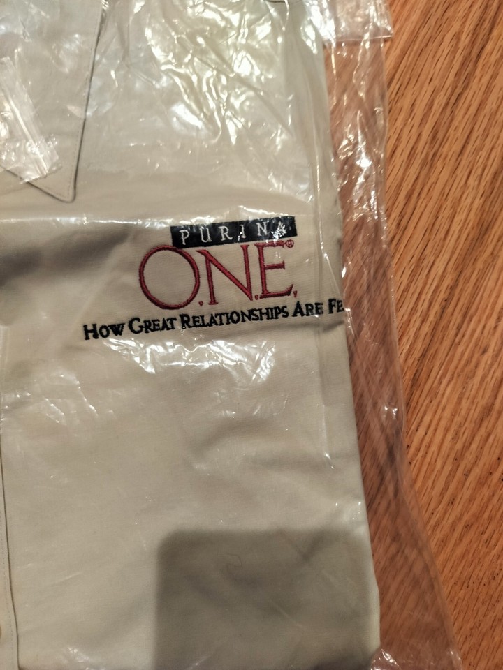 NEW Purina One Employee button down Shirt Women's Size LARGE | eBay