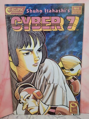 Cyber 7 #6- Manga Comic, 1989, Shuho Itahashi, Eclipse Comics Sci-Fi ...
