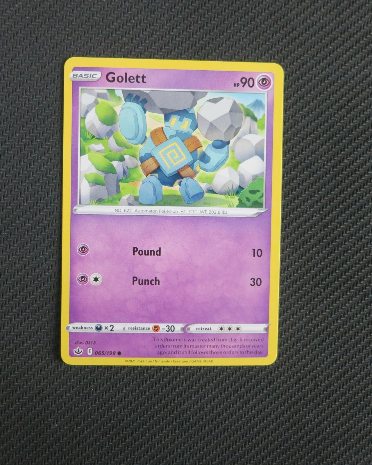 1x Golett 065/198 Chilling Reign Pokemon TCG Card NM | eBay