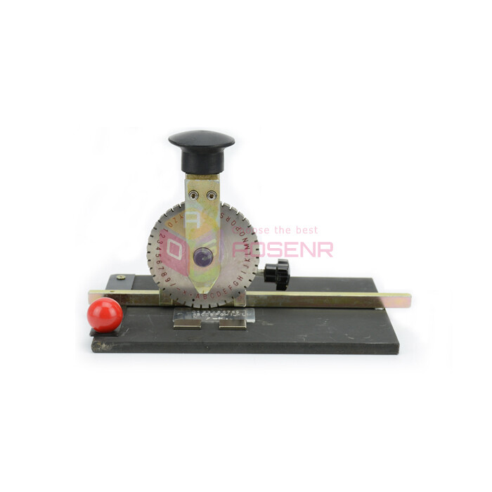 Portable Manual Dog Tag Metal Plate Deboss Stamping Embosser Embossing ...