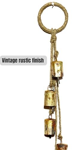 Cow Bells Set Rustic Vintage Lucky Harmony Cow Bells On Rope, 3Inch 5 ...