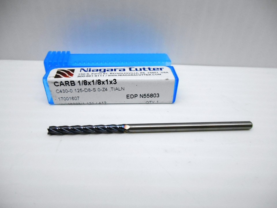 Niagara Edp N55803 C430-0.125-D8-S.0-Z4 Carbide Cutter | eBay