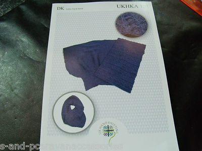 UKHKA Double Knitting Pattern 151 Ladies One Size Top and Snood | eBay UK