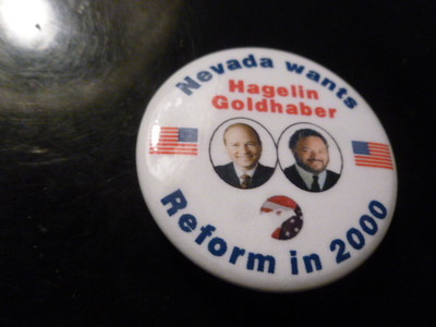 Presidential Nevada Pin Back Reform Party Campaign Political Button ...