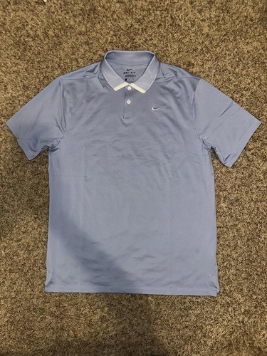 Nike Men’s Dri-FIT Vapor Golf Light Blue Polo Sample | eBay