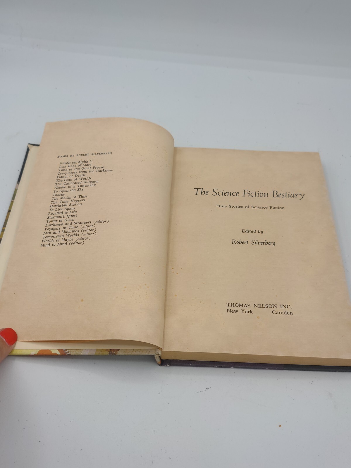 The Science Fiction Bestiary edited by Robert Silverberg - 1971 | eBay