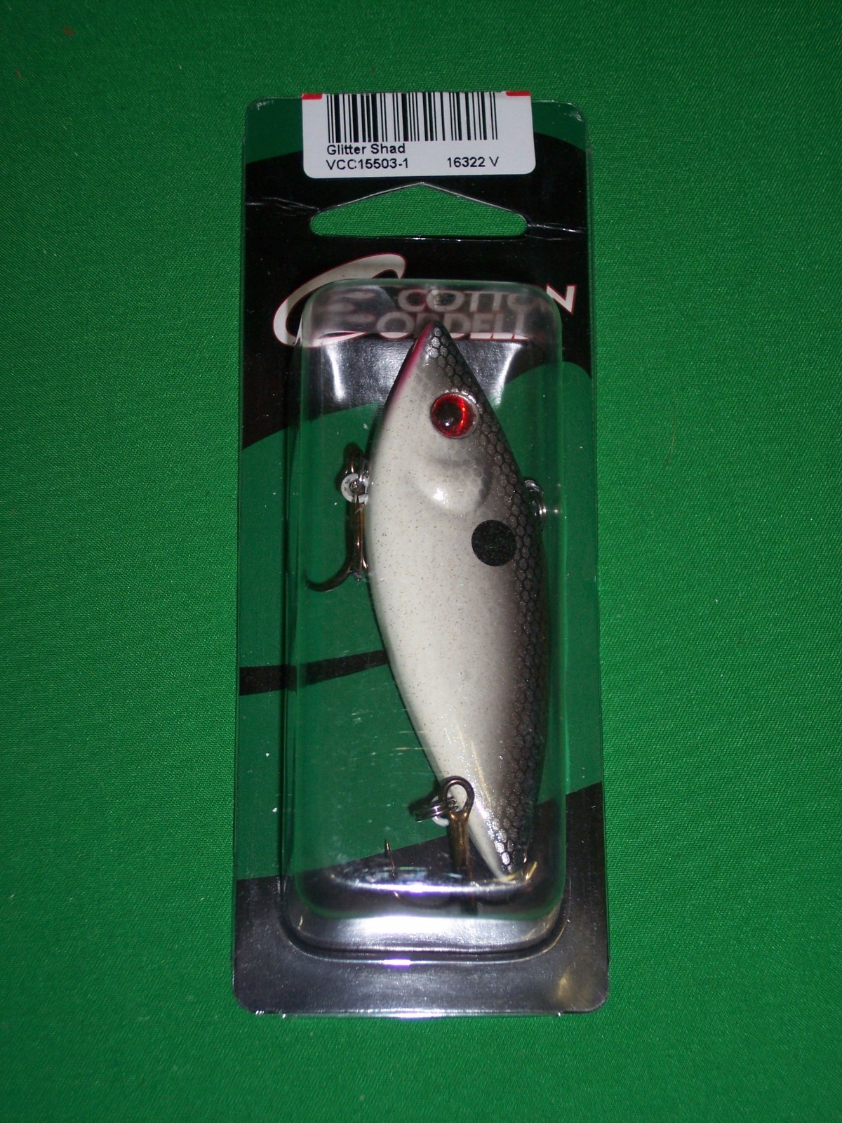 Cordell Rattle Spot Rattle Trap - Glitter Shad 3" Bass Fishing Lure ...