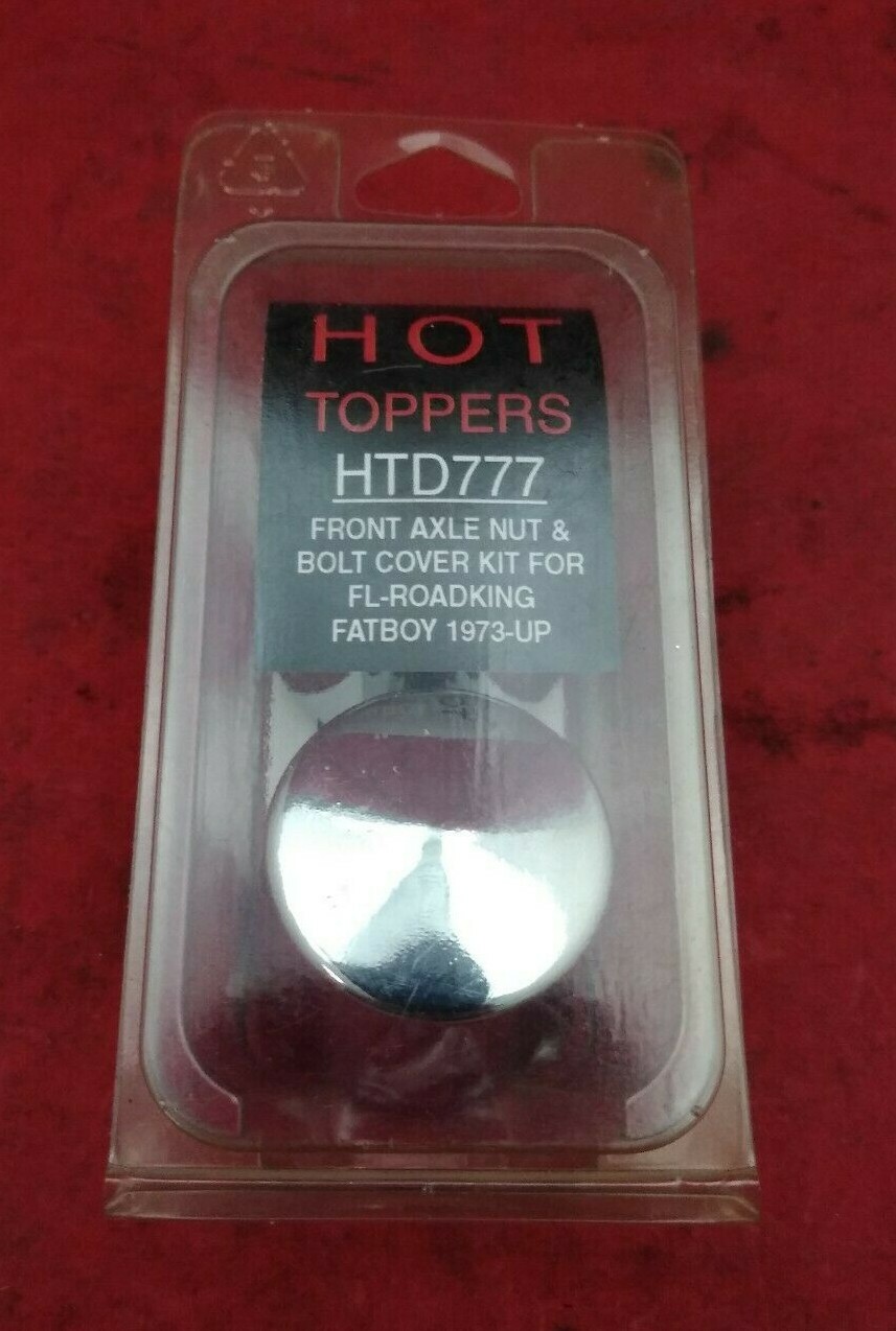 NEW Hot Toppers HTD777 Front Axle Nut & Bolt Cover Kit / Chrome | eBay