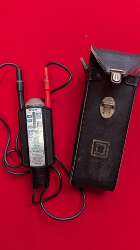 WIGGY Voltage Tester Square D Class 6610 Type VT-1 Vintage w/Leather ...