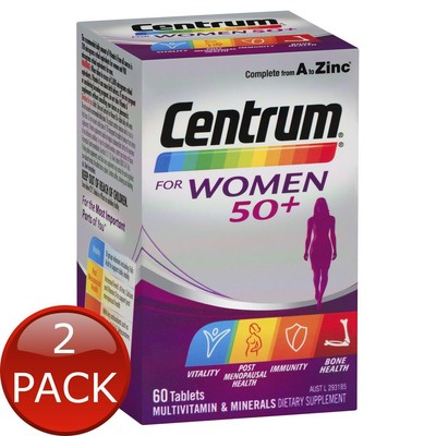 2 x Centrum Women 50+ 60Tab | eBay Australia