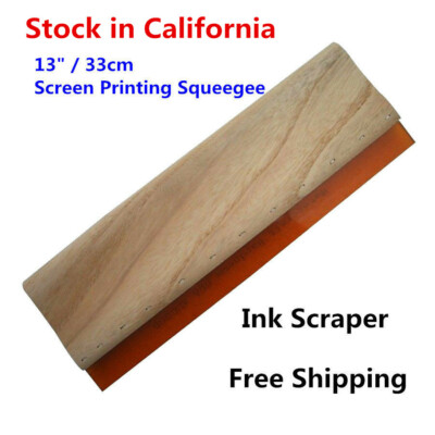US-13" Screen Printing Squeegee Ink Scraper Silk Stencil Printing 75 ...