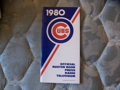 1980 CHICAGO CUBS MEDIA GUIDE SPRING Yearbook Program Press Book ...