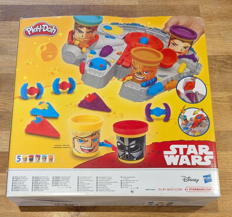 New Play-Doh Star Wars Millennium Falcon Can-Heads Disney Hasbro | eBay