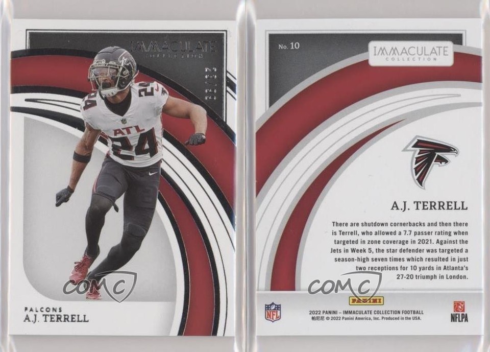 2022 Panini Immaculate 23/99 AJ Terrell #10 0xe0 | eBay