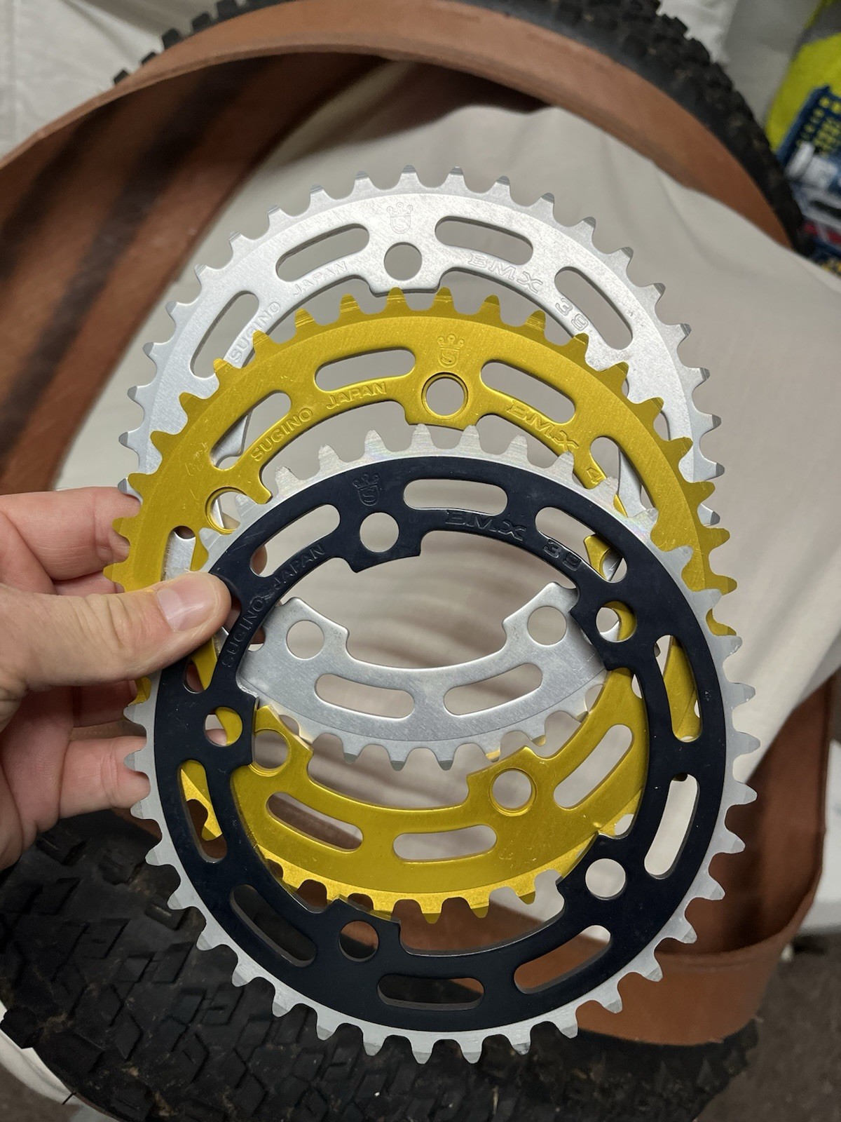 NOS Sugino Chain Ring. Black 39T Old School BMX Cruiser | eBay UK