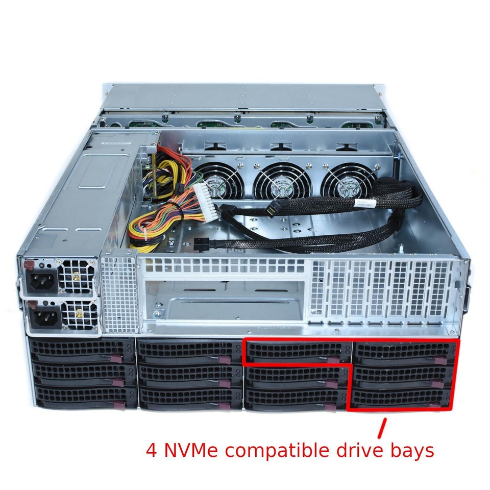 Supermicro CSE-847BE1C-R1K28LPB 4U 36-Bay Chassis 2x1280W BPN-SAS3 ...