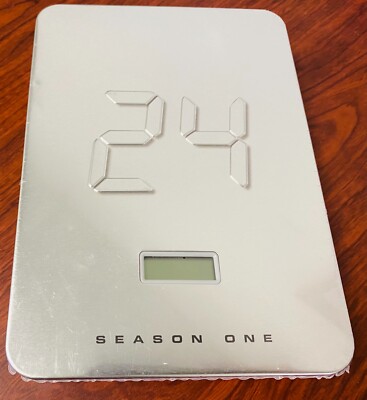 24 (SEALED) Season 1 Metal Tin Case (DVD, 2009, 7-Disc Set, Special ...