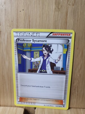 PROFESSOR SYCAMORE Trainer🏆122/146 BASE SET (Genuine) Pokemon Card🏆 ...