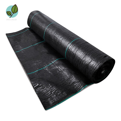 6×300FT Weed Control Fabric Ground Cover Membrane Sheet Garden ...