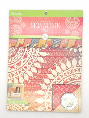 COLORBOK 50 SHEET 11" X 8." Designer Paper FAMILY 50 Unique Designs ...