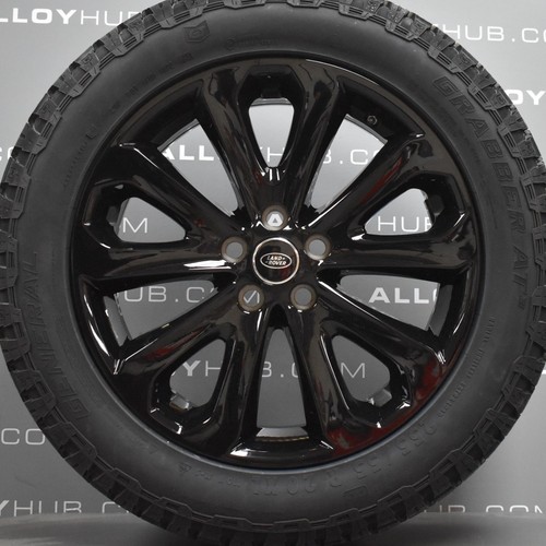 GENUINE LAND ROVER DISCOVERY 5 STYLE 5002 20" INCH BLACK ALLOY WHEELS ...